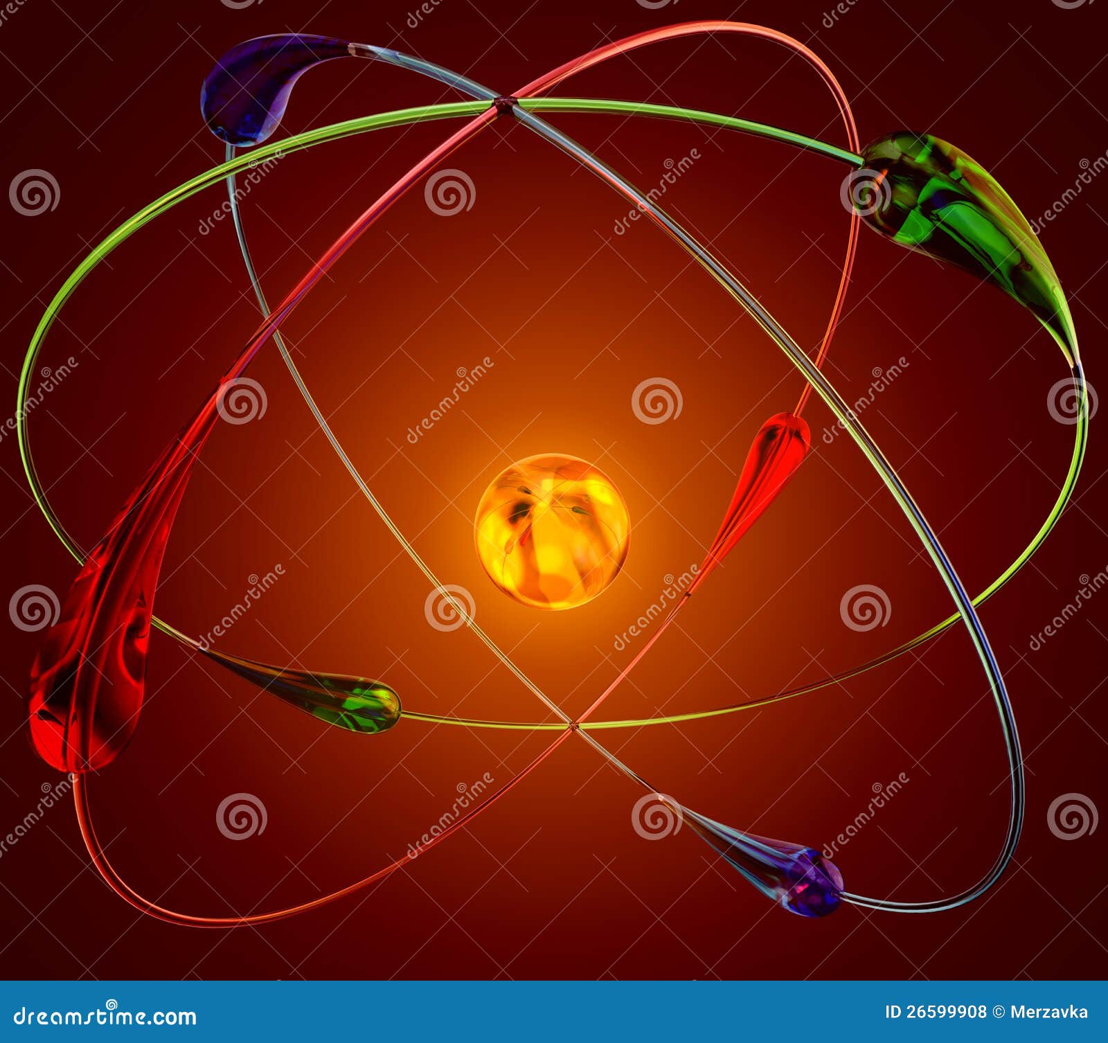 Cold Fusion Nuclear Reactions Stock Illustration - Illustration of ...