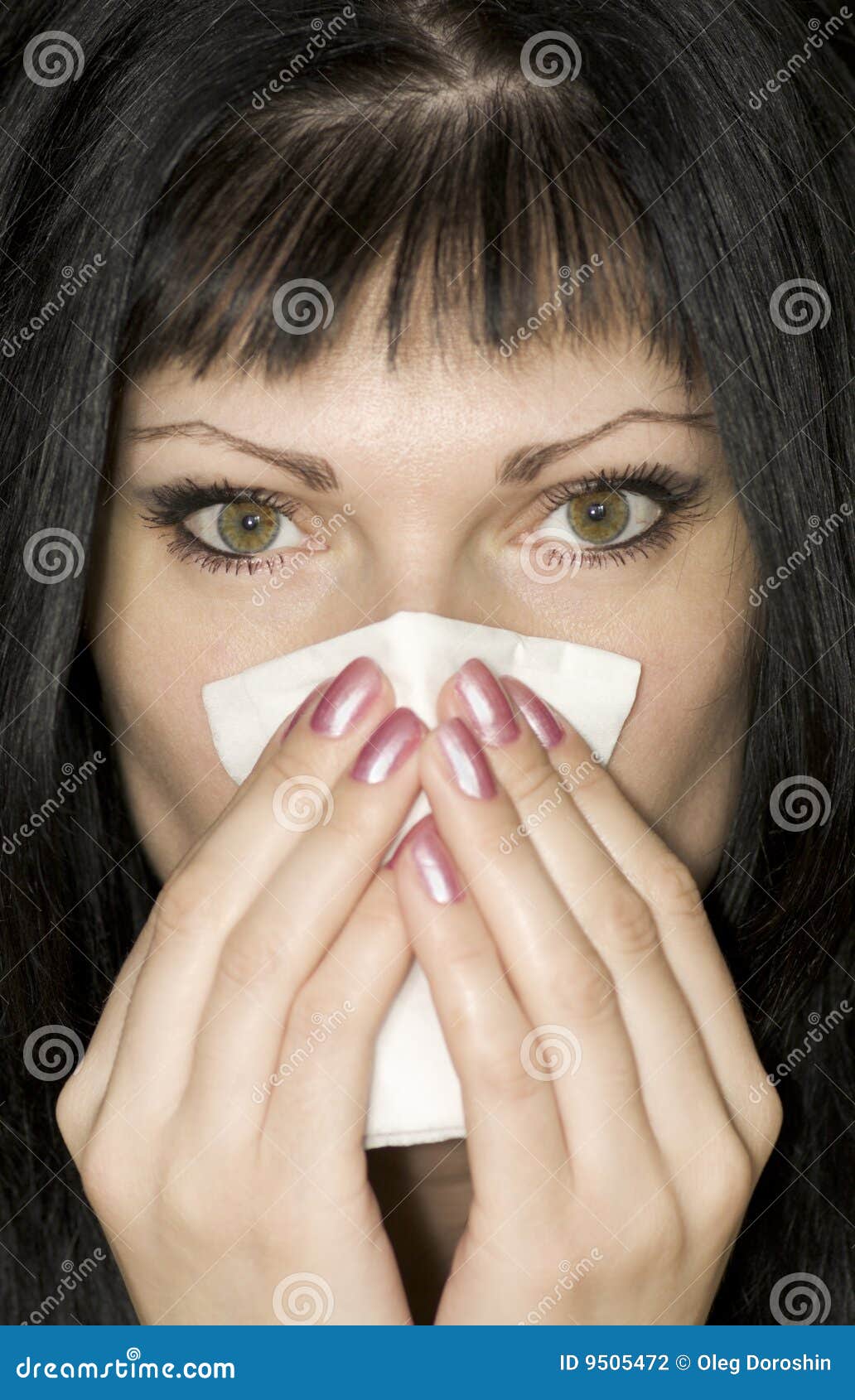 Cold girl stock photo. Image of portrait, black, beautiful - 9505472