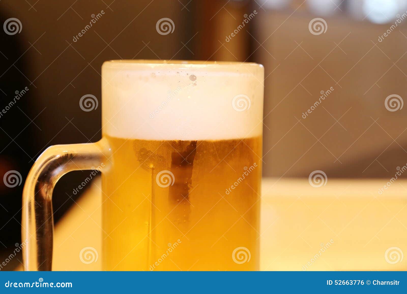 Cold glass of beer stock photo. Image of glass, drink - 52663776