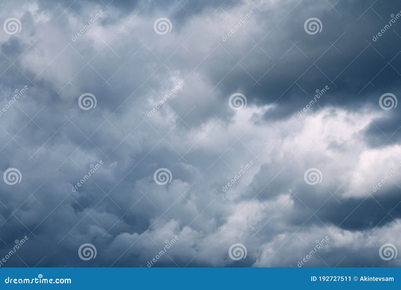 Dark cold clouds stock image. Image of dusk, gray, empty - 192727511