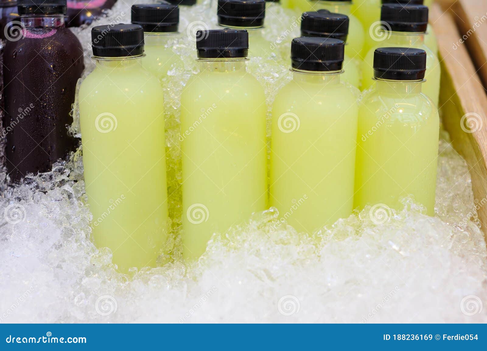 Cold Guava Juice in Bottles Stock Image - Image of freshness ...