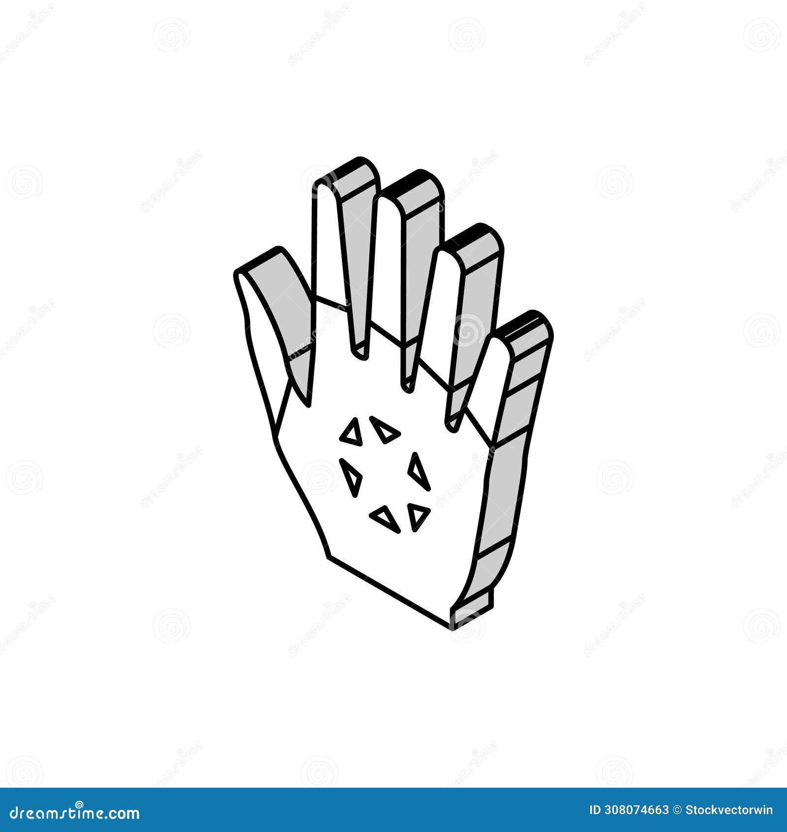 Cold Hands and Feet Isometric Icon Vector Illustration Stock Vector ...