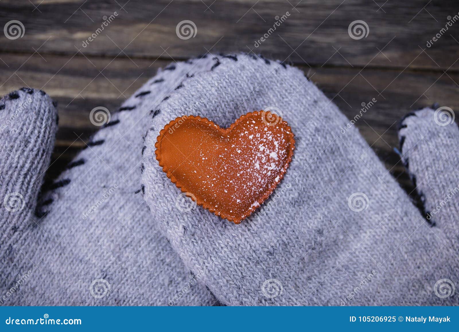 Cold Heart Will Warm Warmth and Caring Stock Image - Image of bright ...