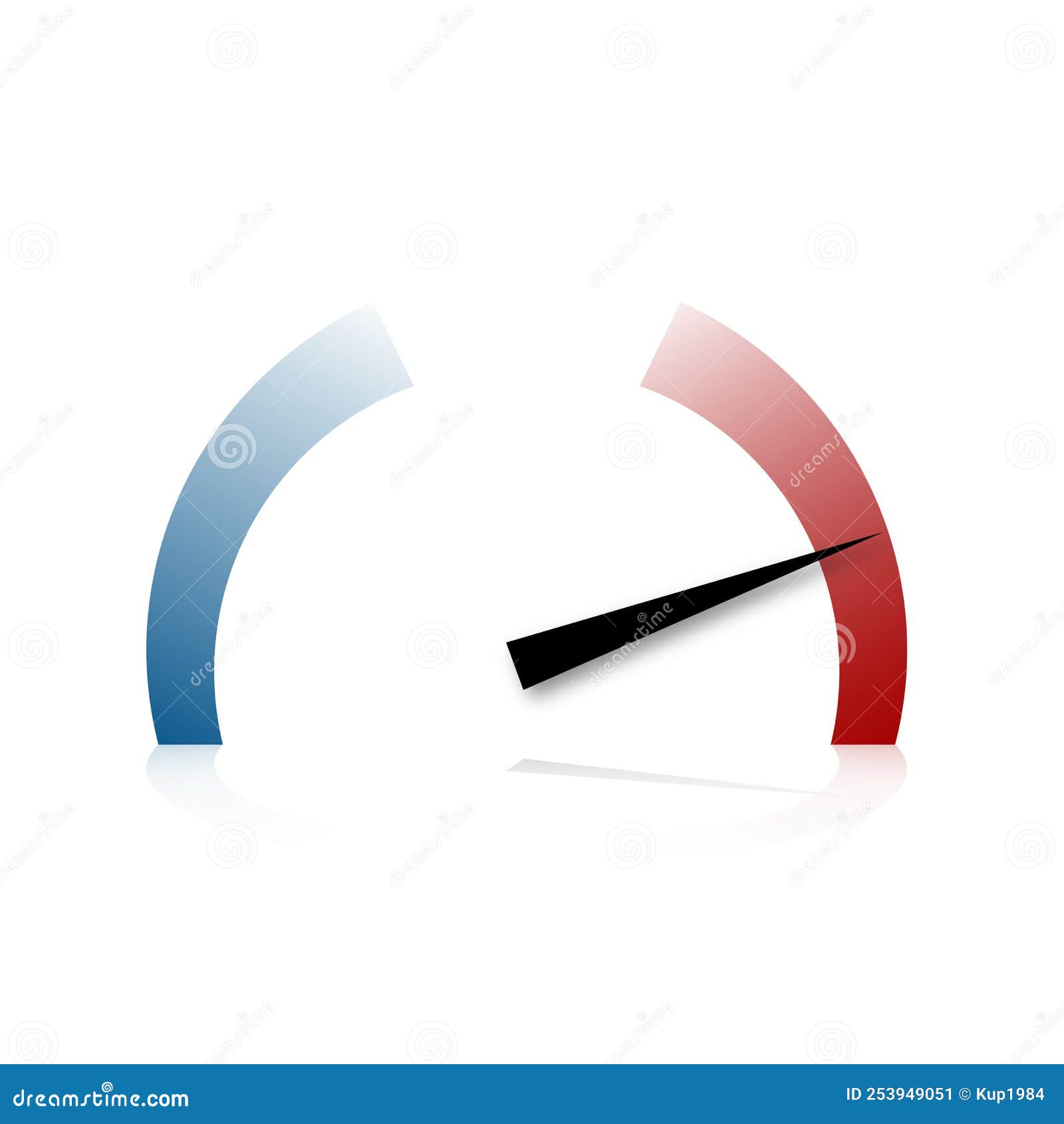 Cold and Hot State Indicators Set, Vector Illustration Stock Vector ...
