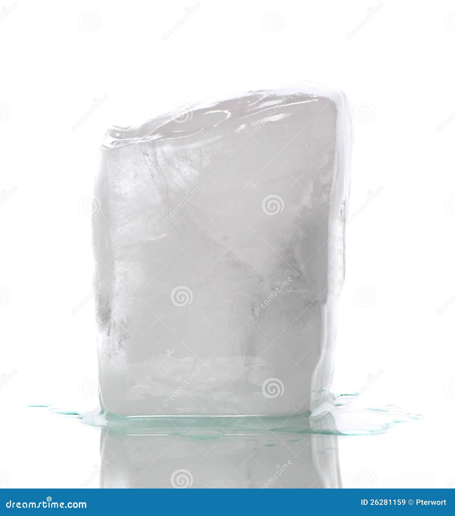 Cold ice block stock image. Image of frozen, concept - 26281159