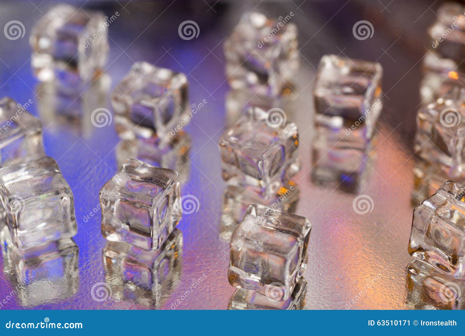 Cold ice cubes stock image. Image of color, freeze, froze - 63510171