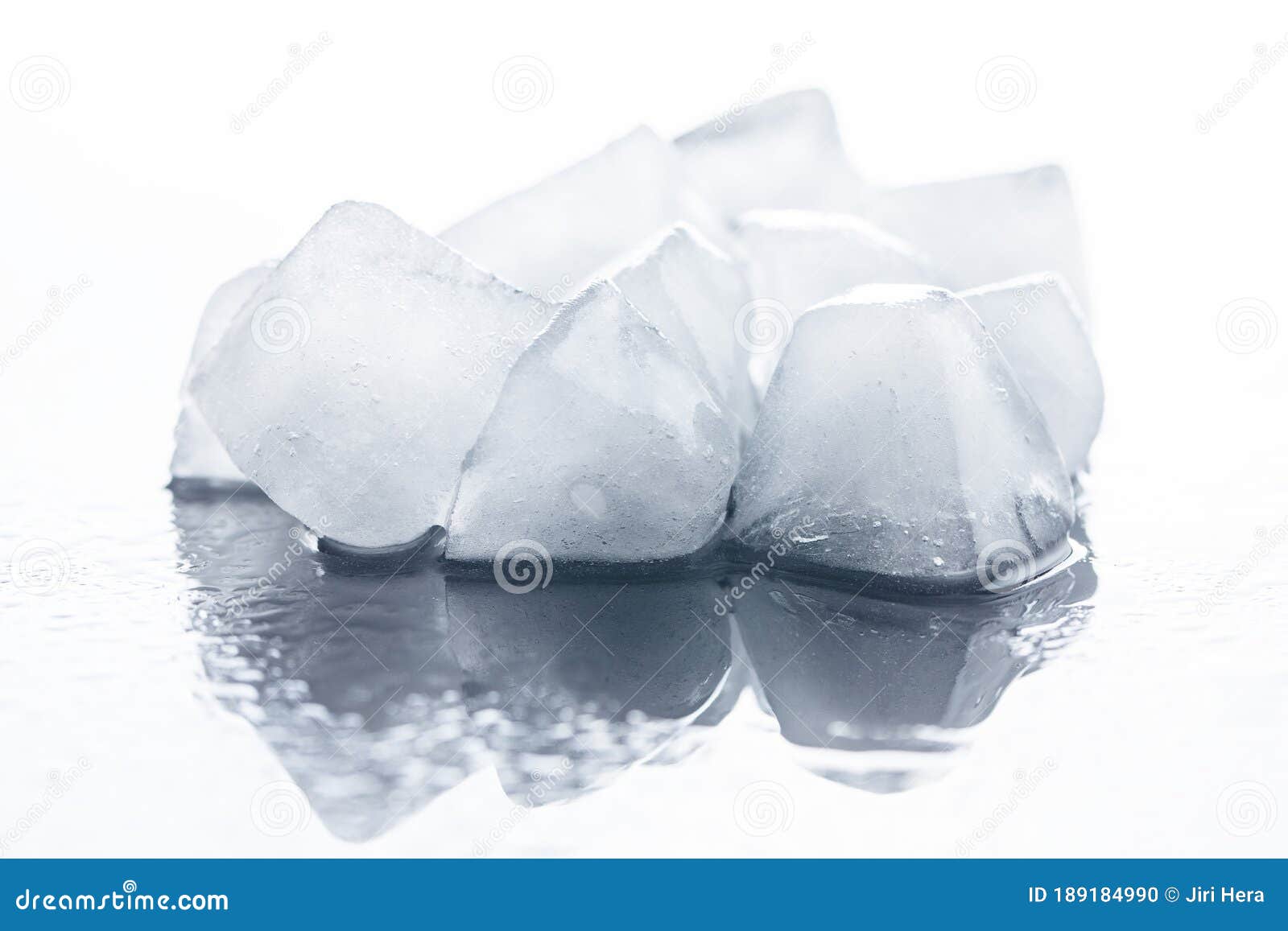 Cold ice cubes stock photo. Image of frost, food, glass - 189184990