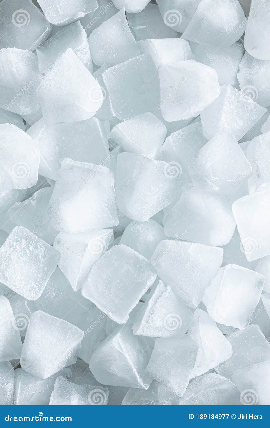 Cold ice cubes stock image. Image of overhead, bubble - 189184977