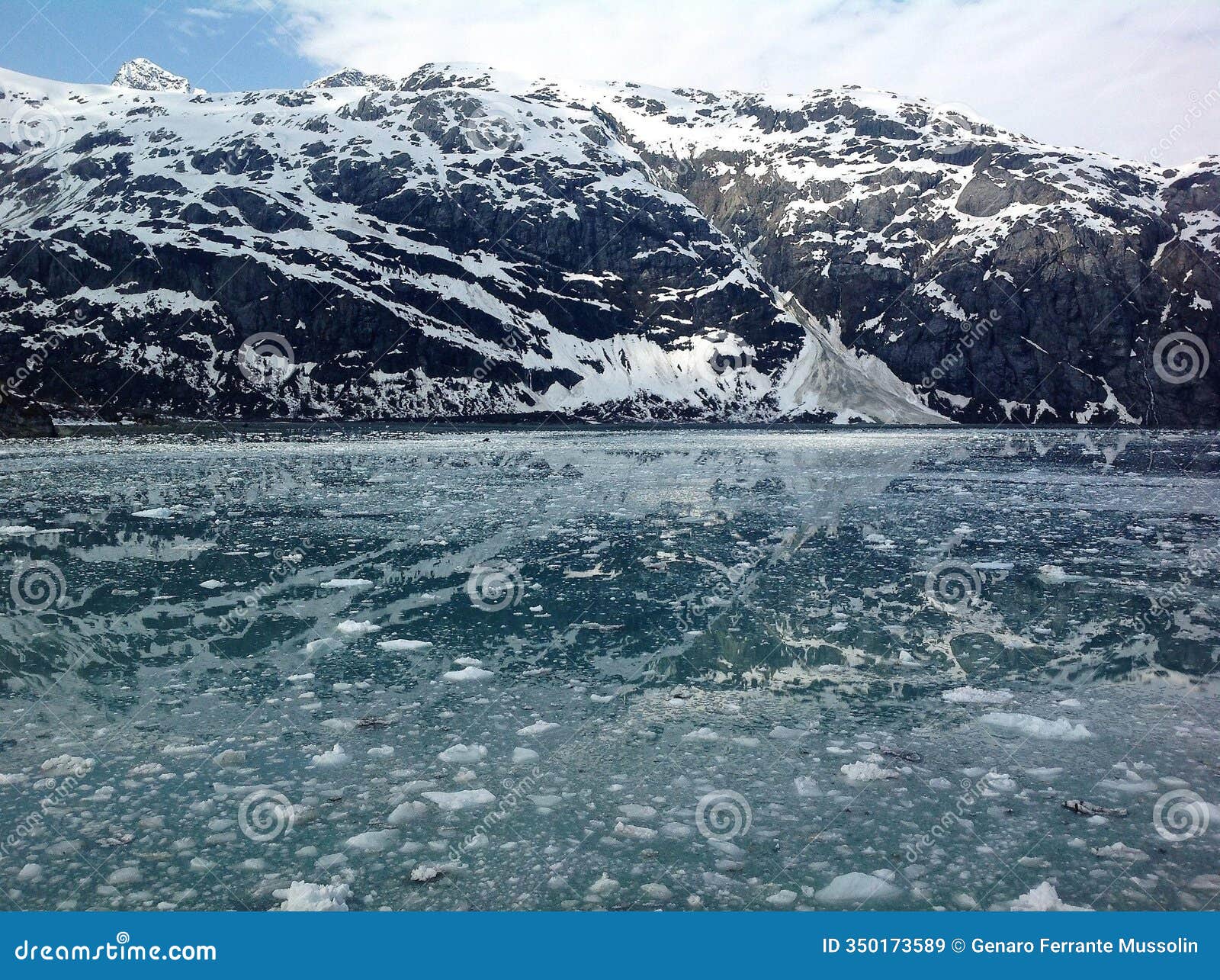 Cold, Ice and Snow at the Moutain in Alaska Stock Image - Image of snow ...