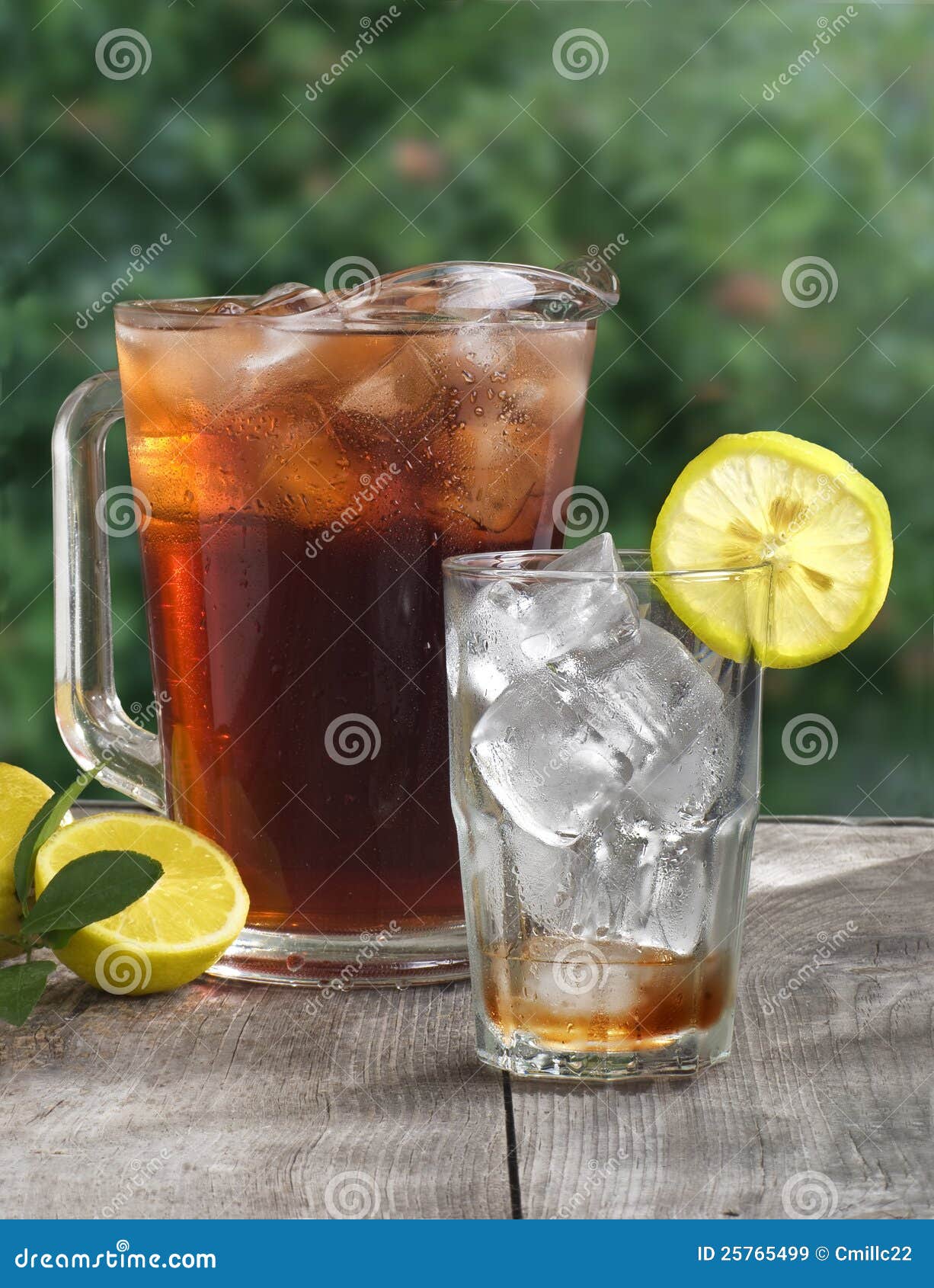 Cold iced tea stock image. Image of liquid, iced, thirsty - 25765499