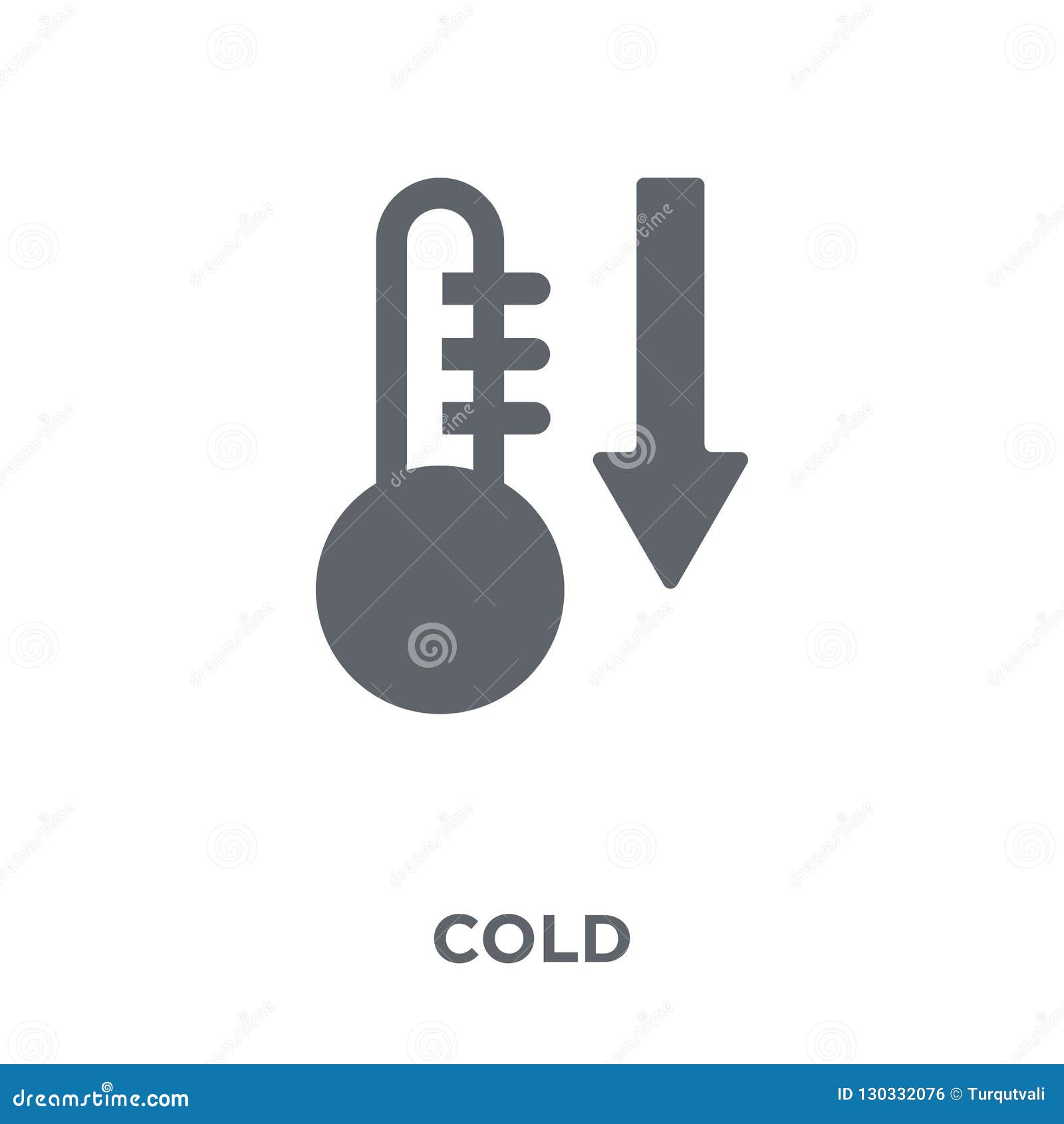 Cold icon from collection. stock vector. Illustration of sign - 130332076
