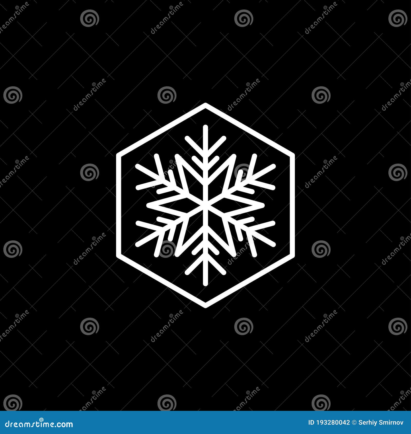Cold Icon. Snowflake Sign Icon. Air Conditioning Symbol. Vector Stock ...