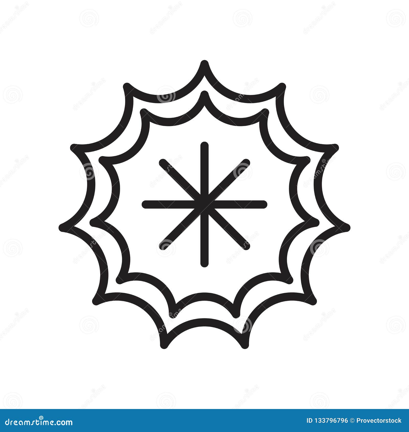 Cold Icon Vector Isolated on White Background, Cold Sign Stock Vector ...