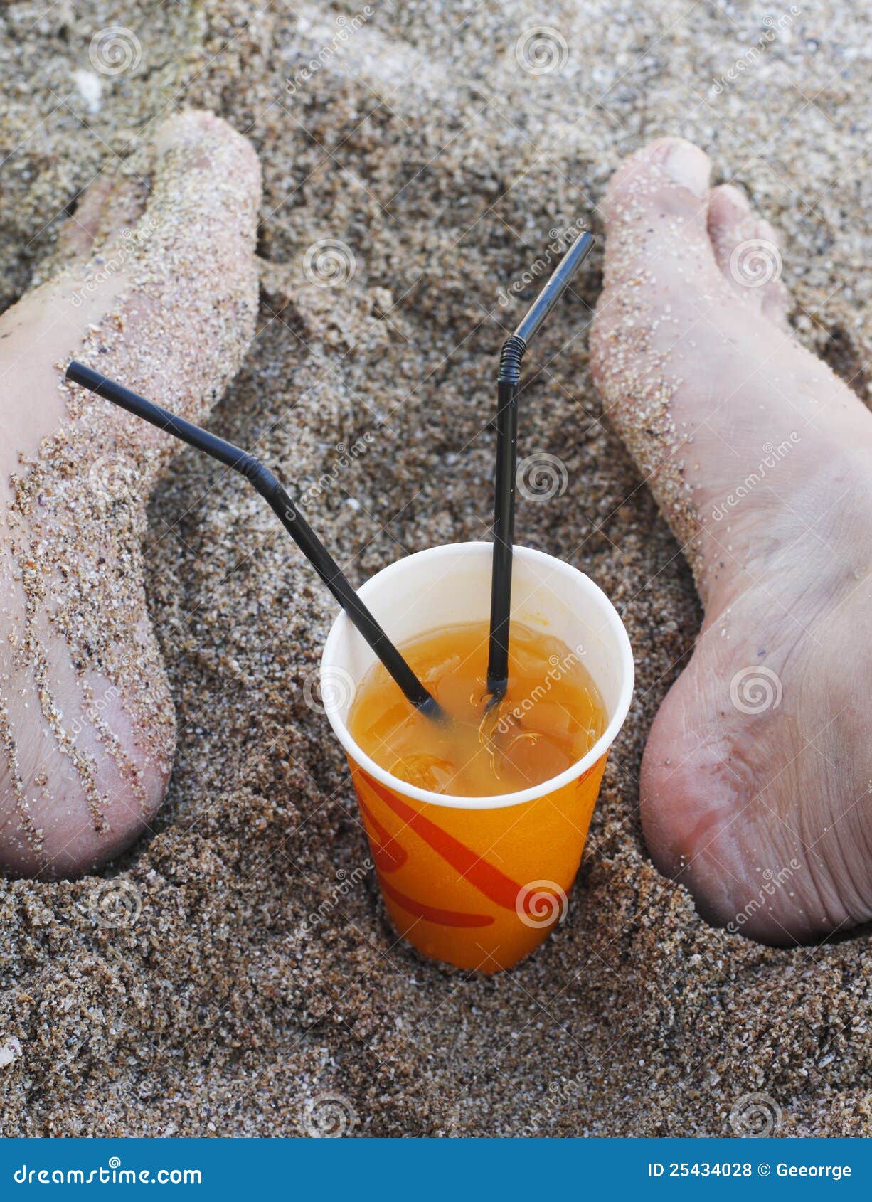 Cold Red Juice With Iced Cub And A Slice Of Lemon On Top Of Glass On ...