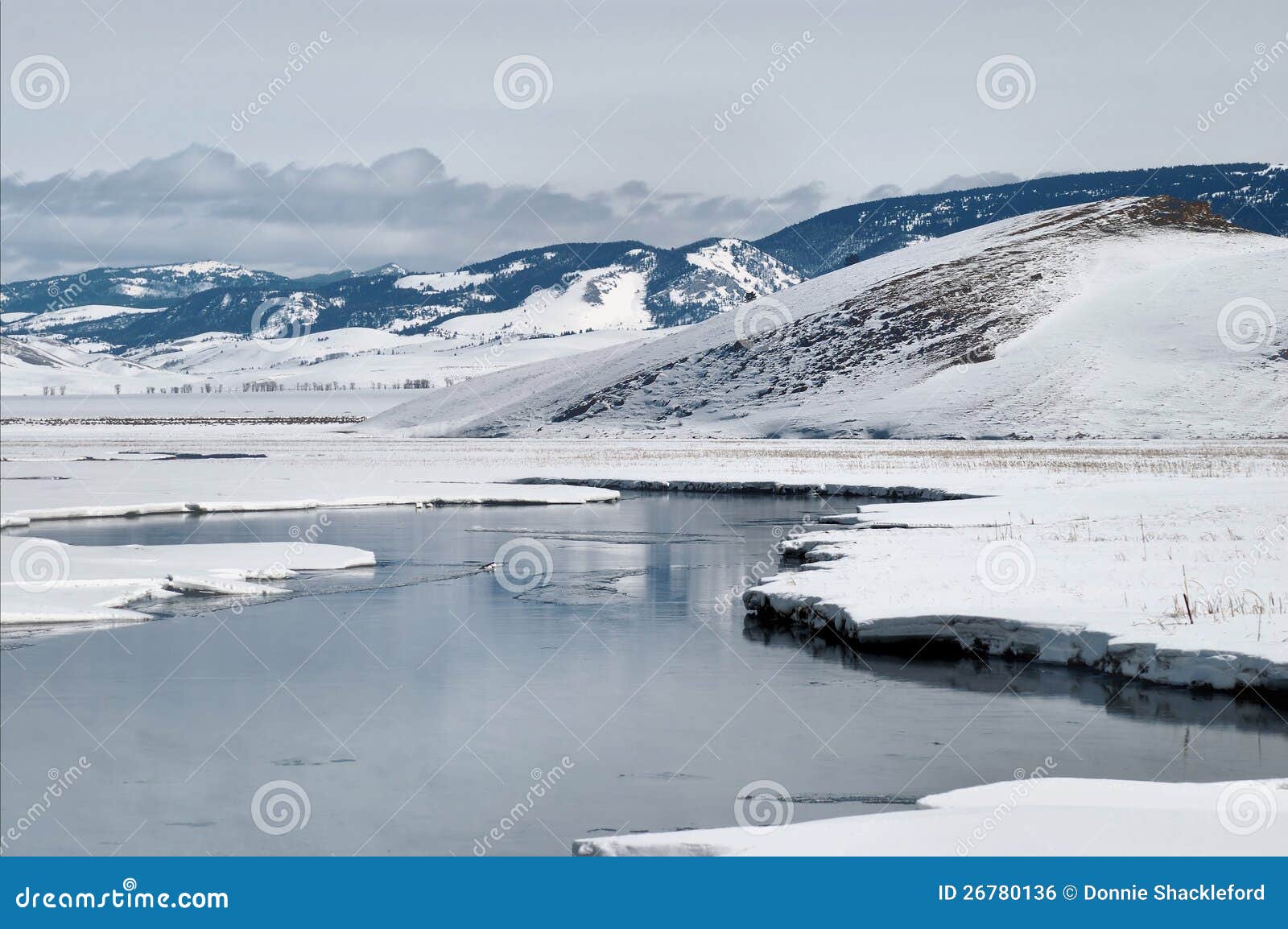 Cold Lands stock photo. Image of cold, landscape, wyoming - 26780136