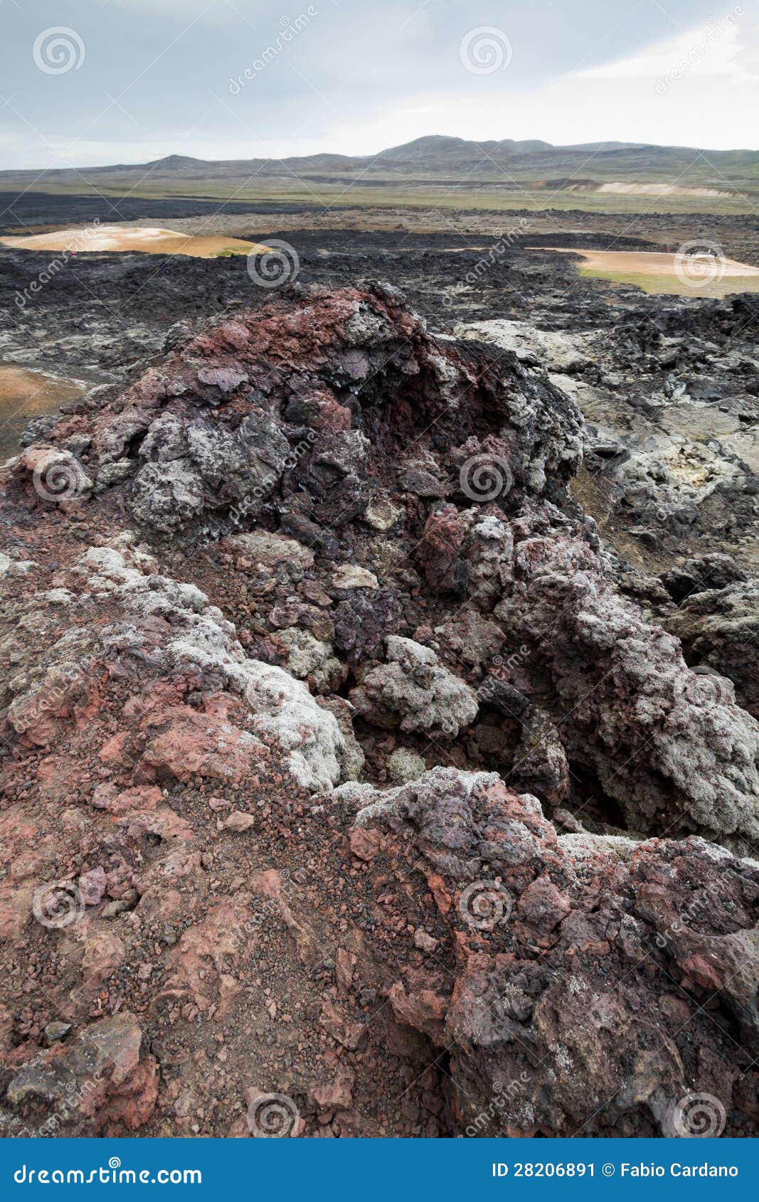Cold lava stock image. Image of natural, rock, eruption - 28206891