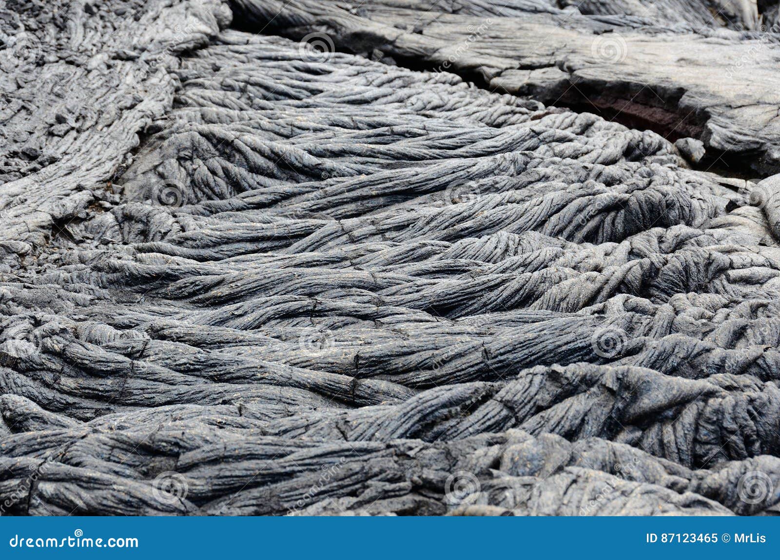 Cold Lava Flow in Big Island, Hawaii Stock Image - Image of cold, park ...