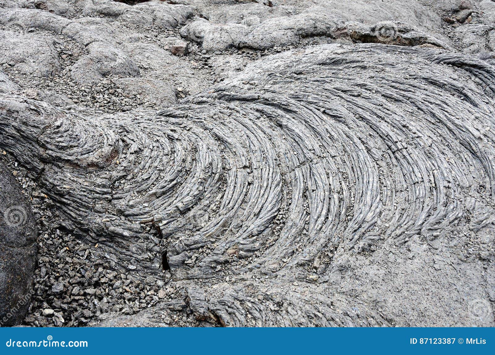 Cold Lava Flow in Big Island, Hawaii Stock Image - Image of park, close ...