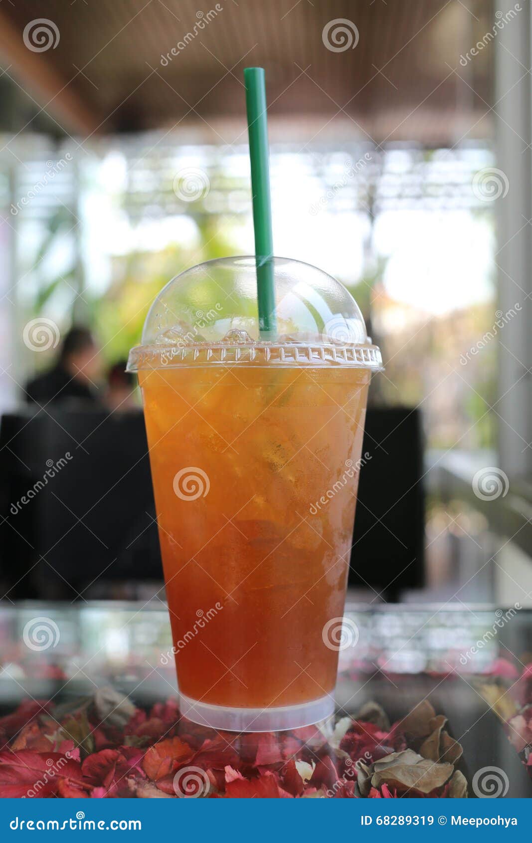 Cold Lemon Tea for Reduces Thirst Water. Stock Image - Image of tube ...