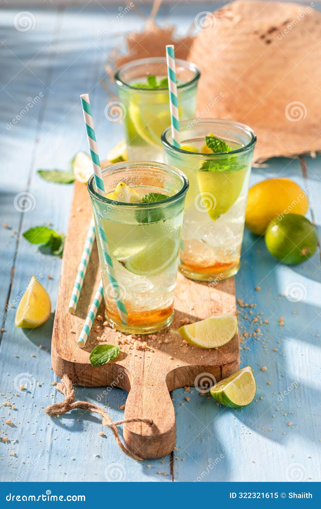 Cold Lemonade As Drink for Summer Hot Days Stock Image - Image of ...