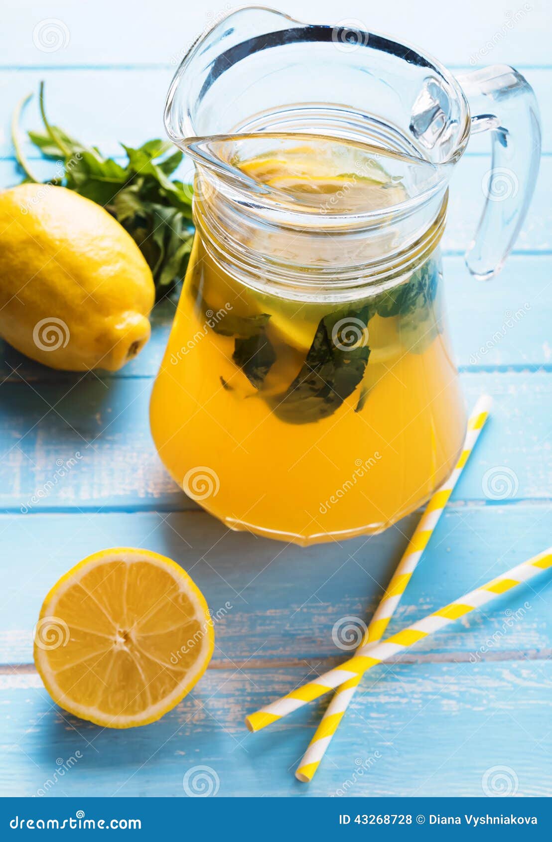 Cold lemonade stock photo. Image of sour, juice, healthy - 43268728