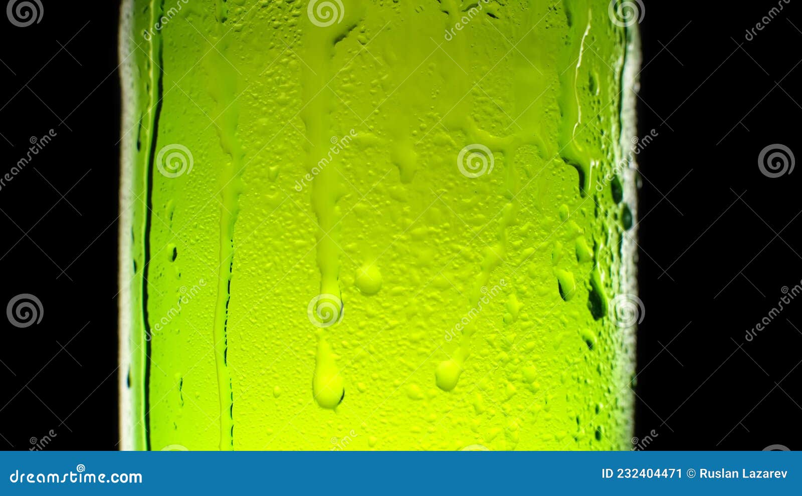 Cold Light Beer Bottle Dripping Condensate Stock Video - Video of drunk ...