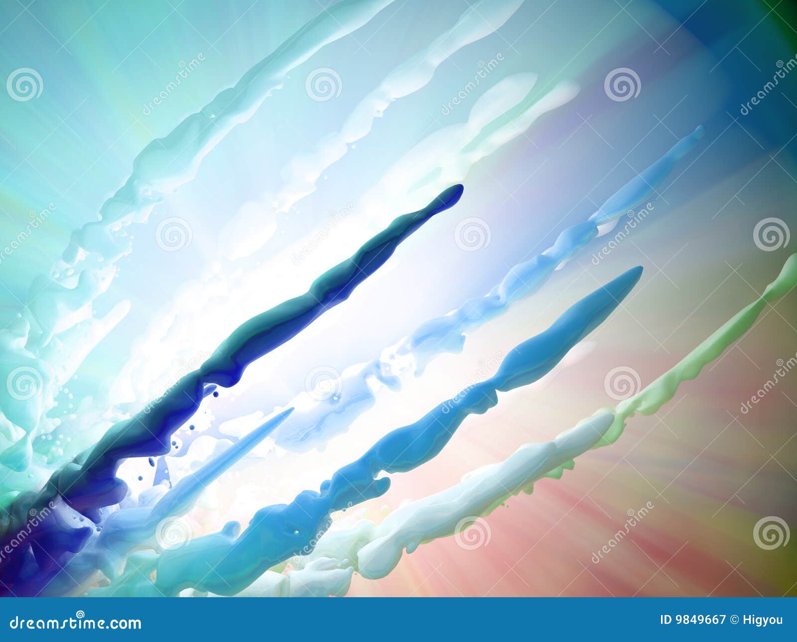 Cold Light Jet Streams stock illustration. Illustration of abstract ...