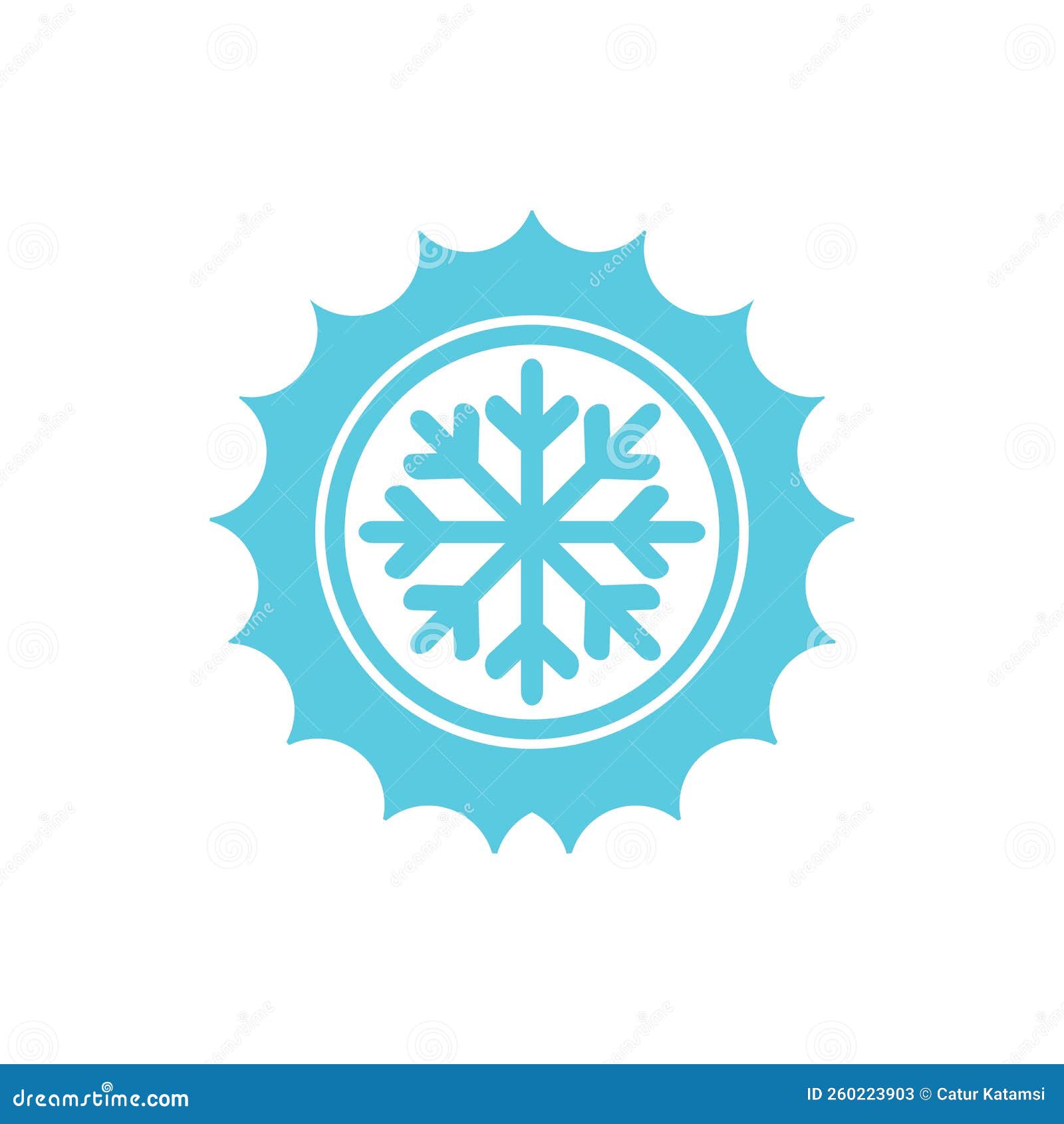Cold logo icon vector stock illustration. Illustration of indicator ...