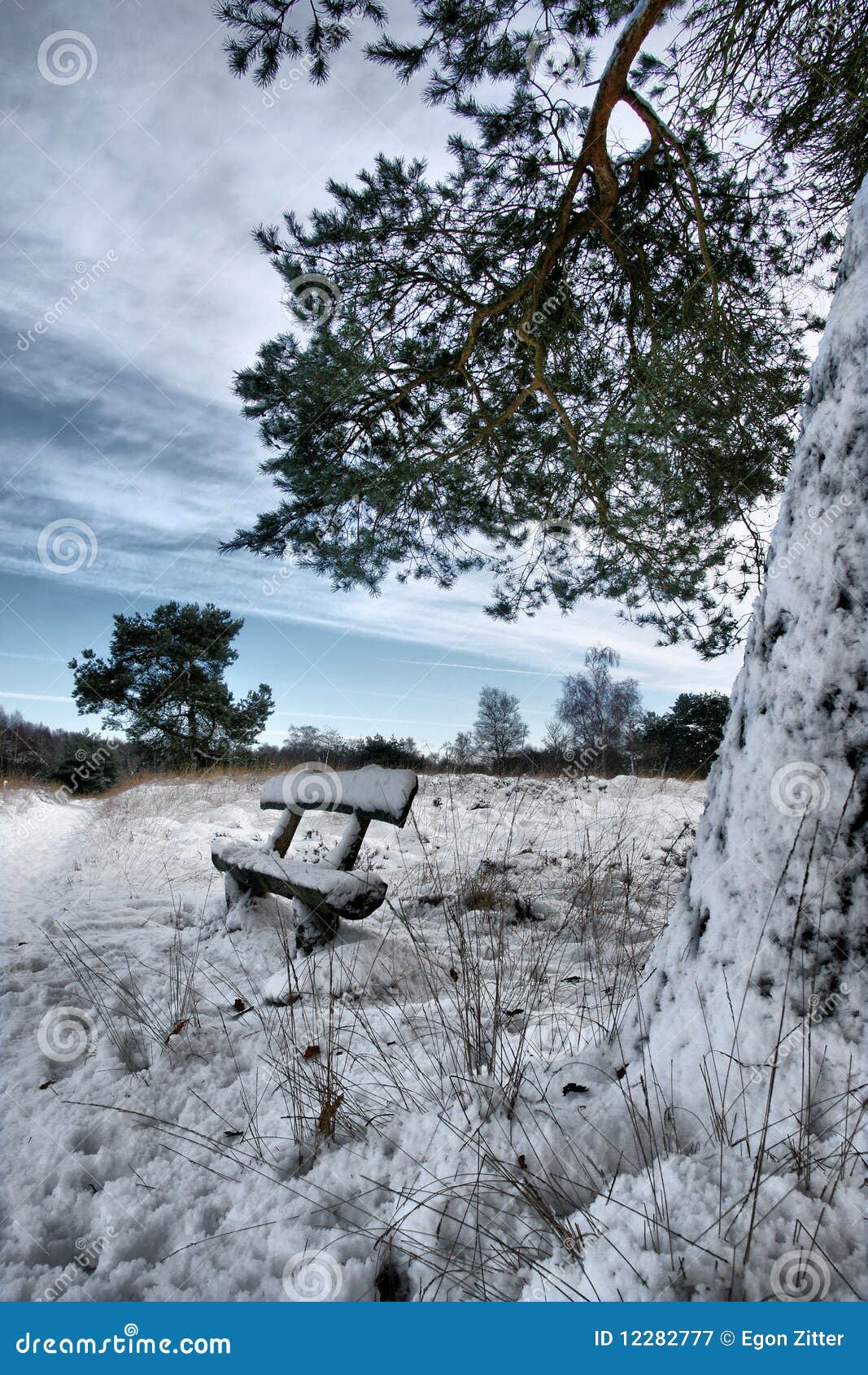 Cold Lonely Desolated Bench Stock Photos - Free & Royalty-Free Stock ...