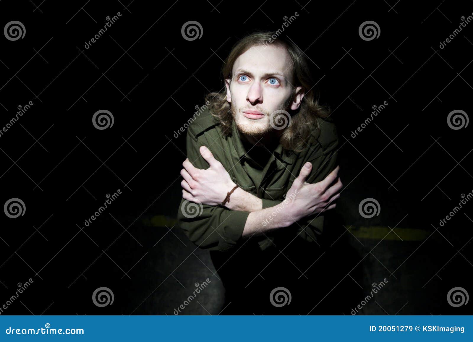 A Cold Man stock image. Image of male, winter, thoughtful - 20051279
