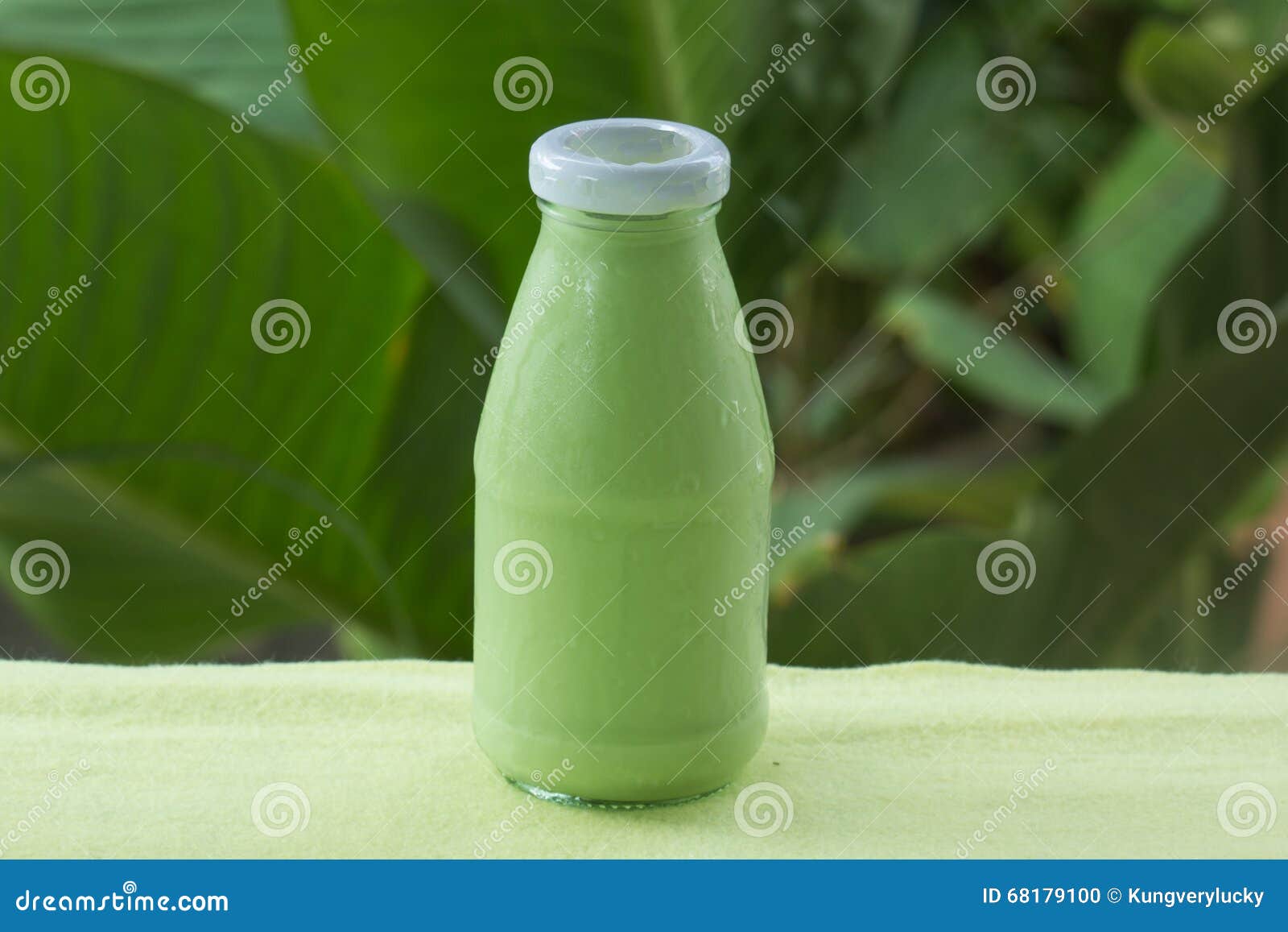 Cold Matcha green Tea stock photo. Image of food, health - 68179100