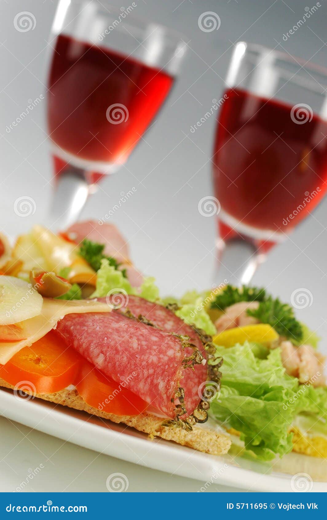 Cold meal stock image. Image of food, miscellaneous, party - 5711695