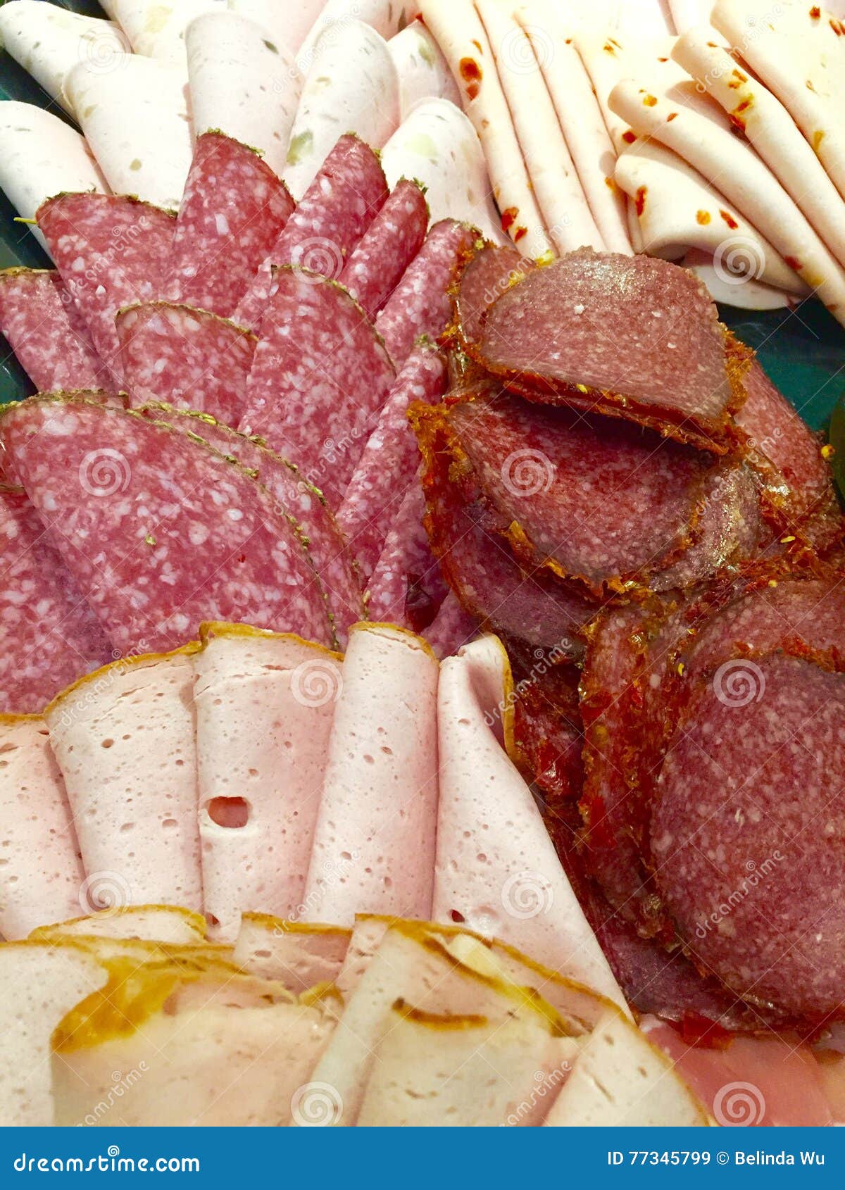 Cold meat platter stock image. Image of platter, fresh - 77345799