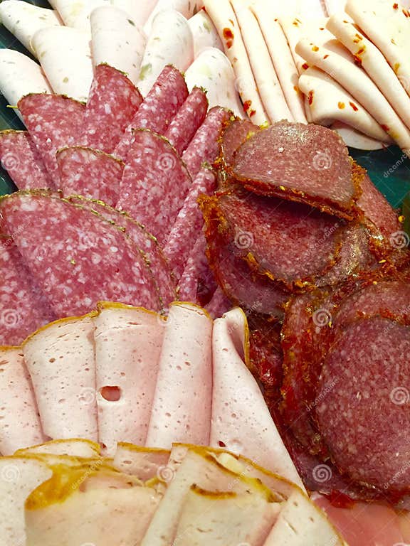 Cold meat platter stock image. Image of platter, fresh - 77345799
