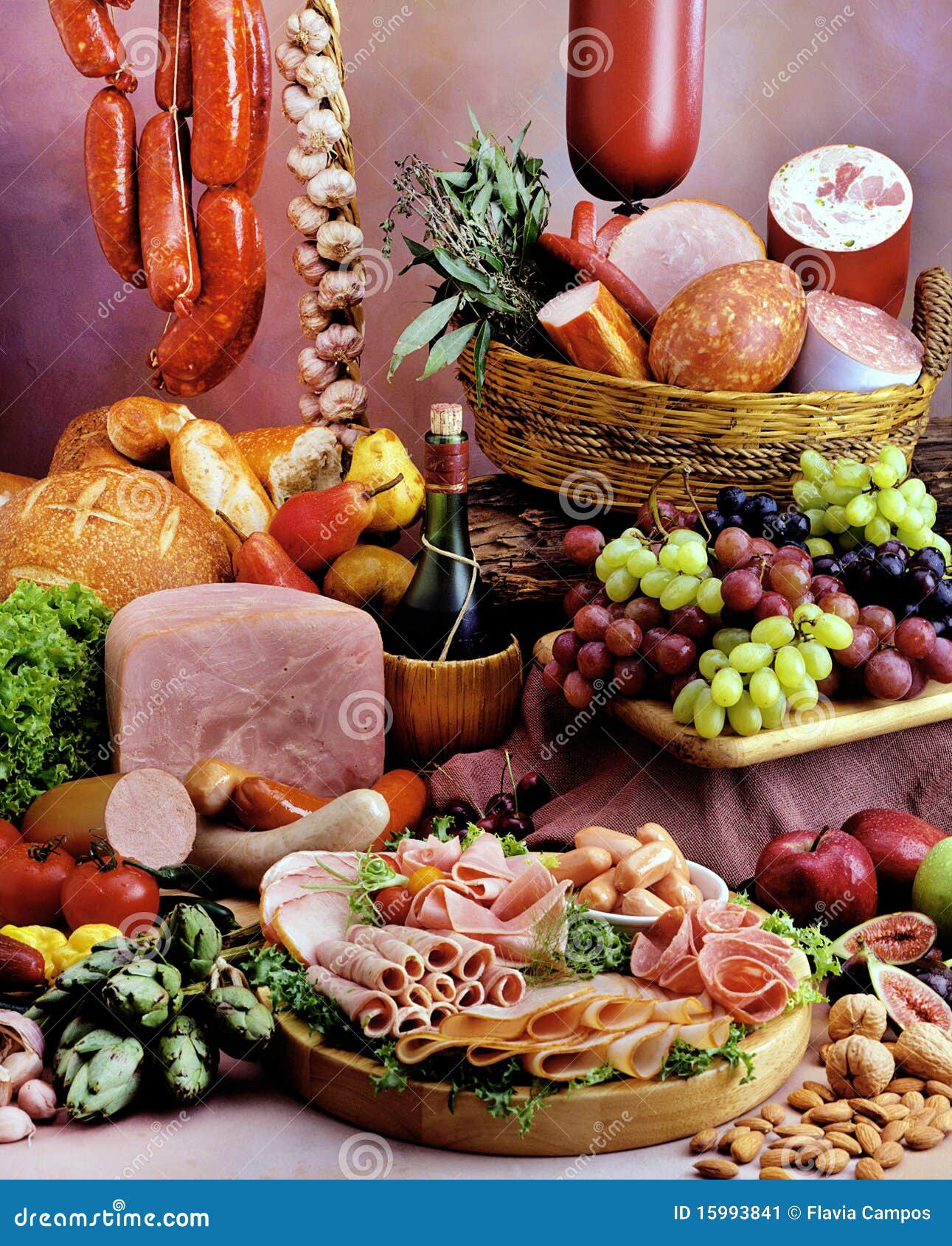 Cold meet stock image. Image of market, sandwich, restaurante - 15993841