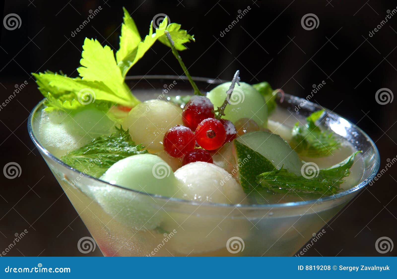 Cold melon soup stock photo. Image of restaurant, soup - 8819208