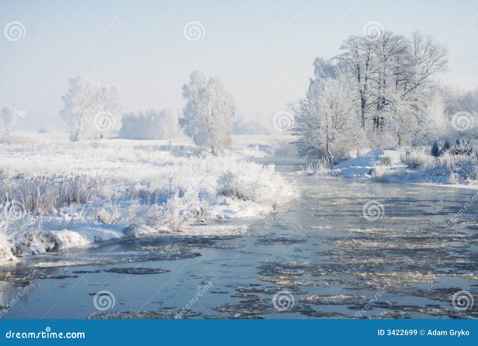 Cold morning stock image. Image of bright, background - 3422699