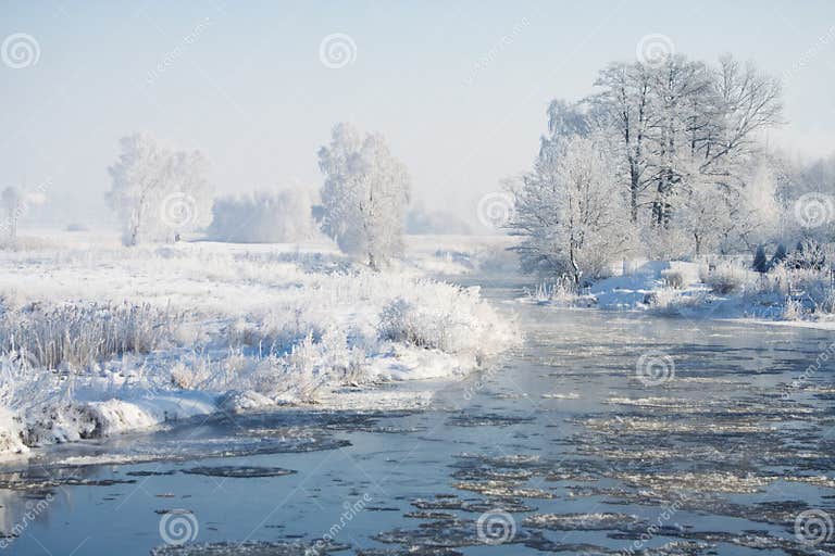 Cold morning stock image. Image of bright, background - 3422699