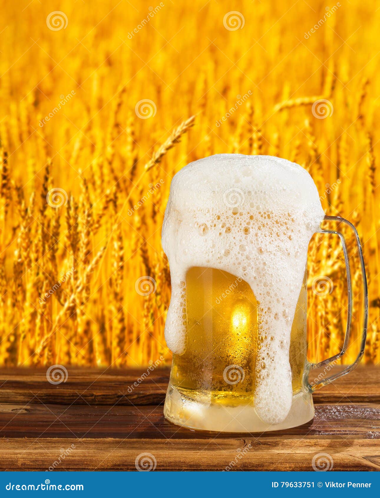 Cold mug of beer stock image. Image of beer, bokeh, golden - 79633751