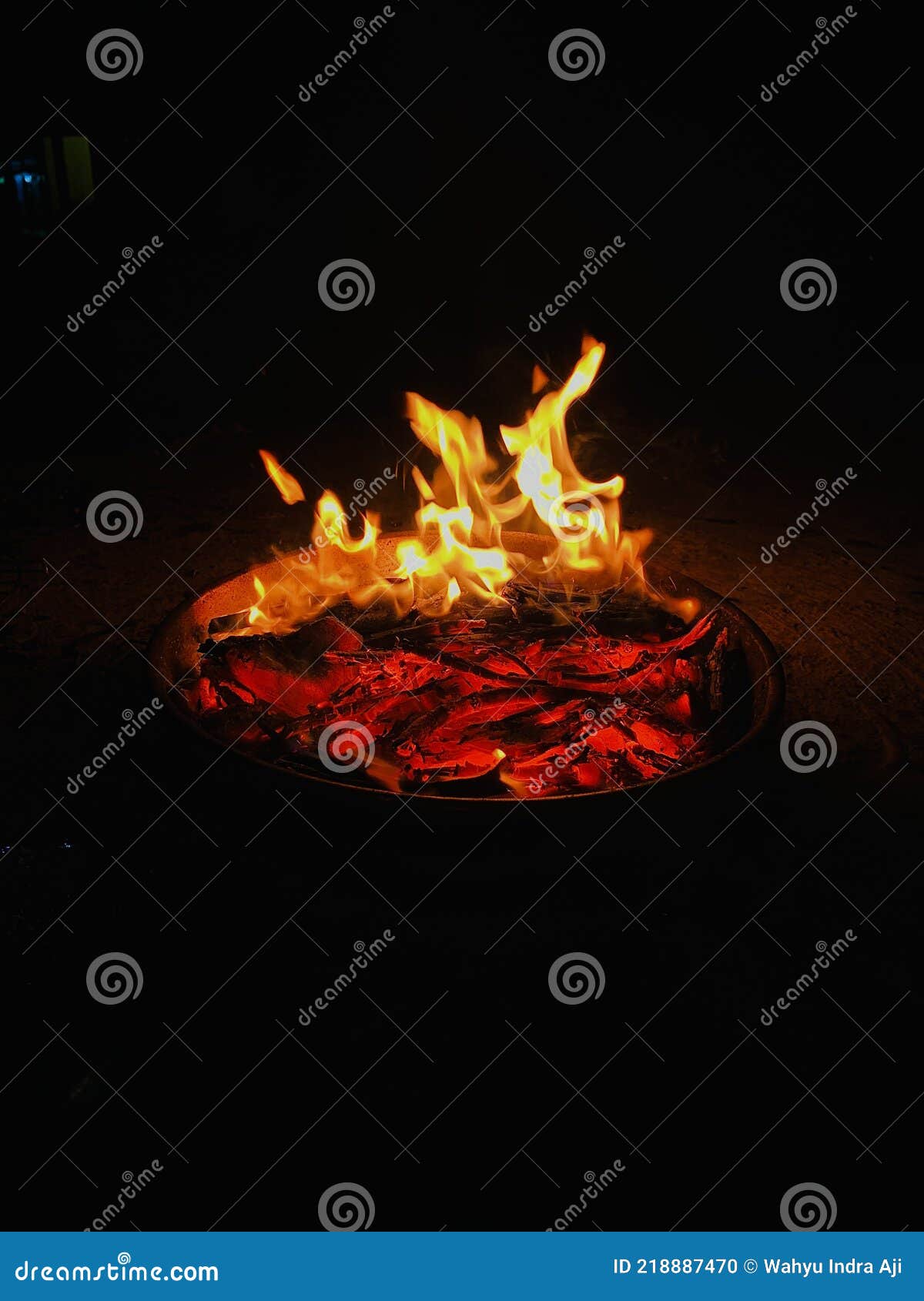 Bekasi May 12, 2021. Bonfire Night before Eid. Stock Photo - Image of ...