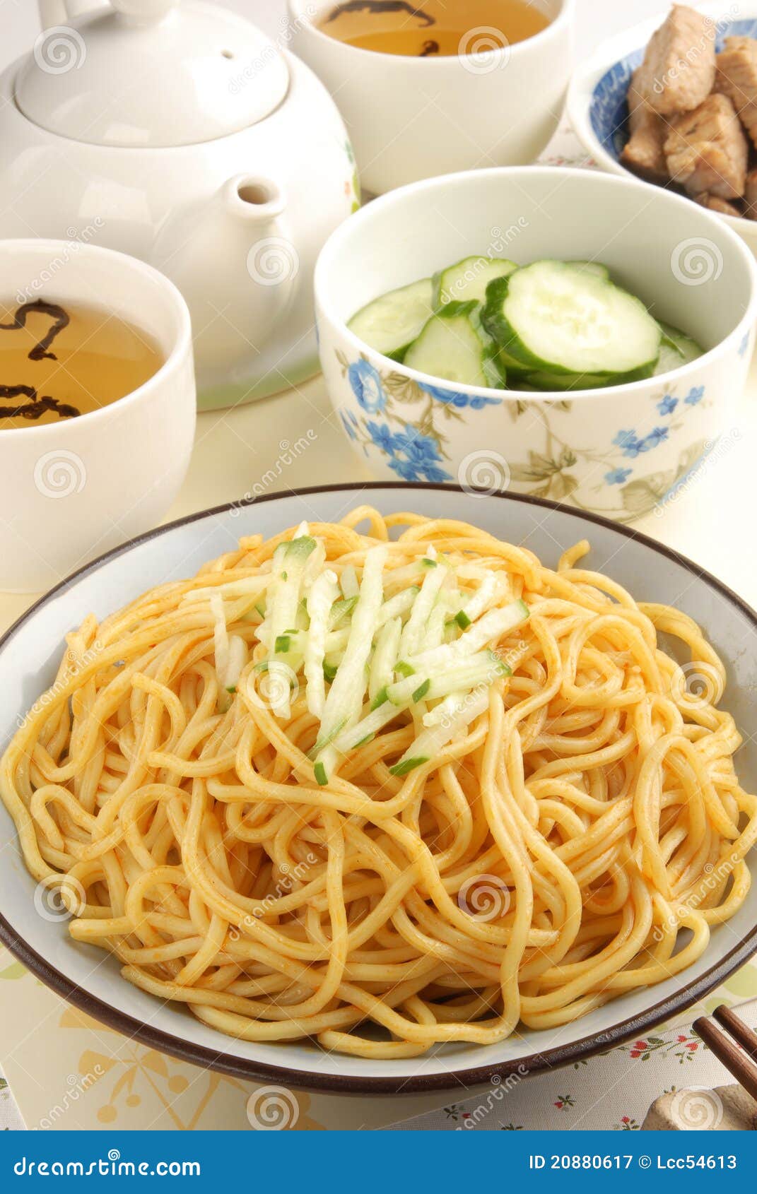 Cold noodles stock image. Image of inexpensive, flavor - 20880617