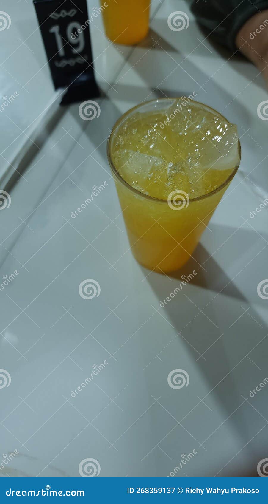 Cold Orange Flavored Drink from Squeezed Stock Image - Image of healthy ...