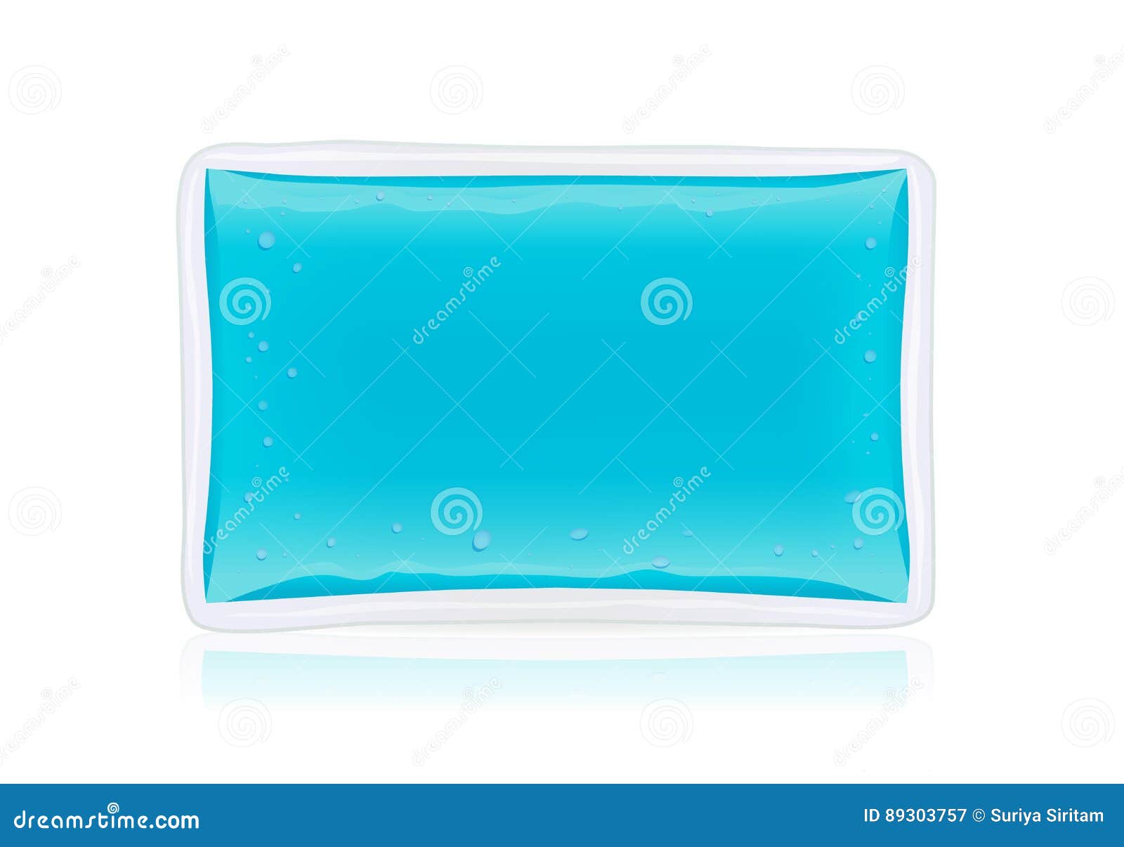 Cold Pack On Swelling Shoulder Of Woman For Pain Relief. Cartoon Vector ...