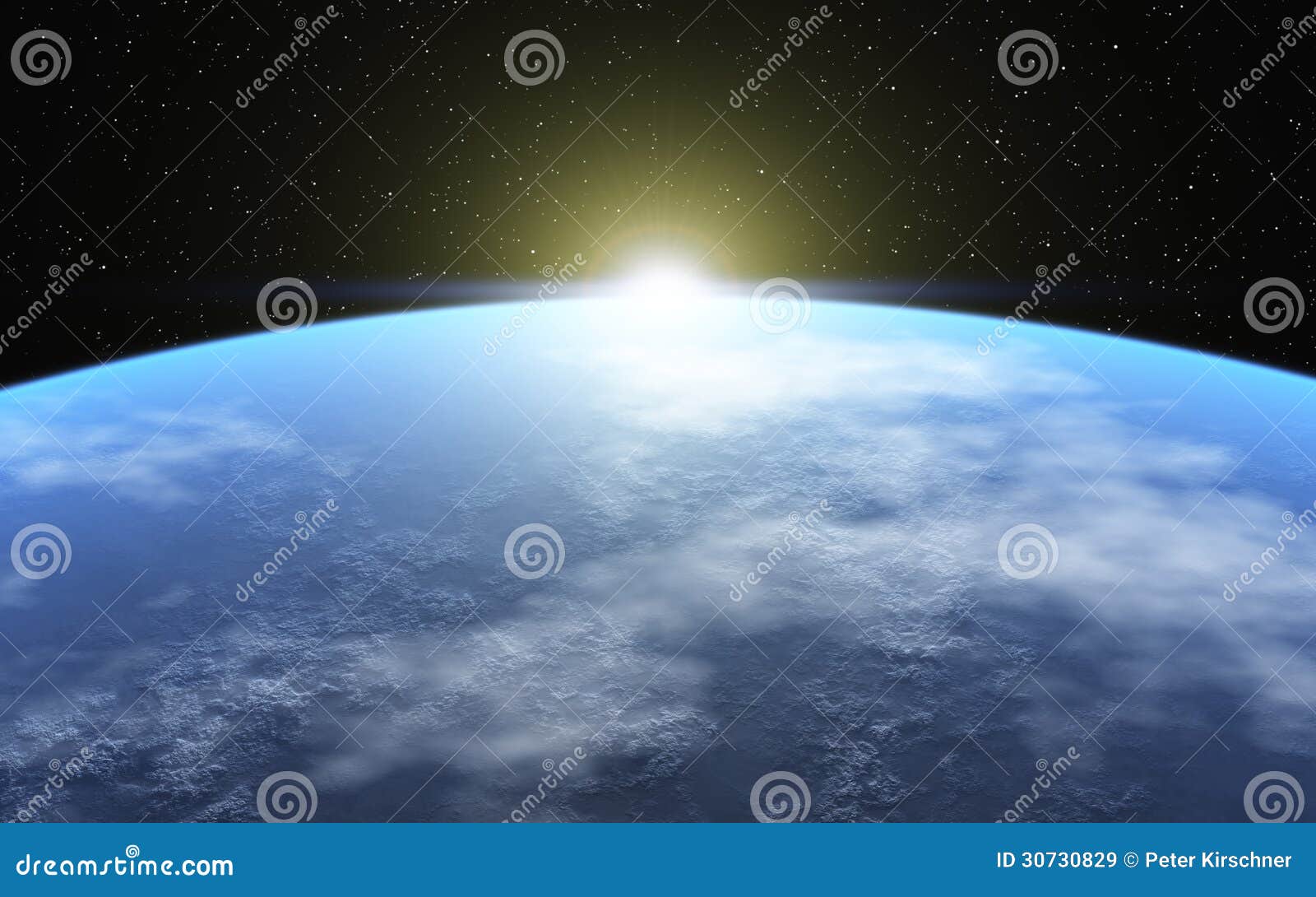 Cold Planet stock illustration. Illustration of landscape - 30730829