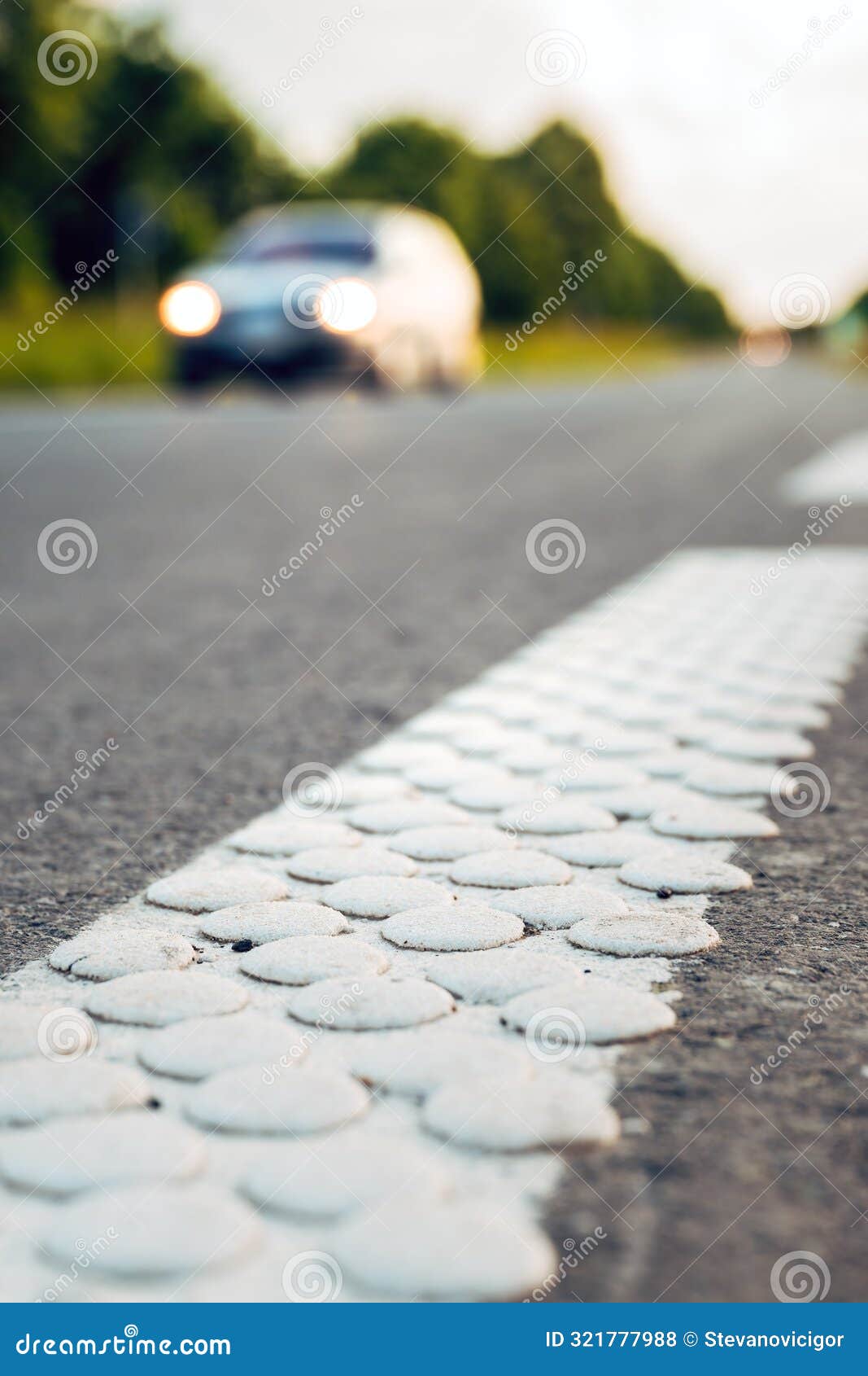 Cold Plastic Structured Stripes with Dot Pattern for Road Surface ...
