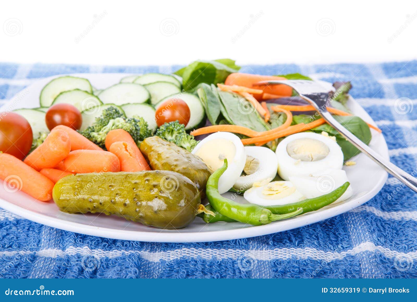 Cold Plate of Summer Snacks Stock Image - Image of carrots, cayenne ...