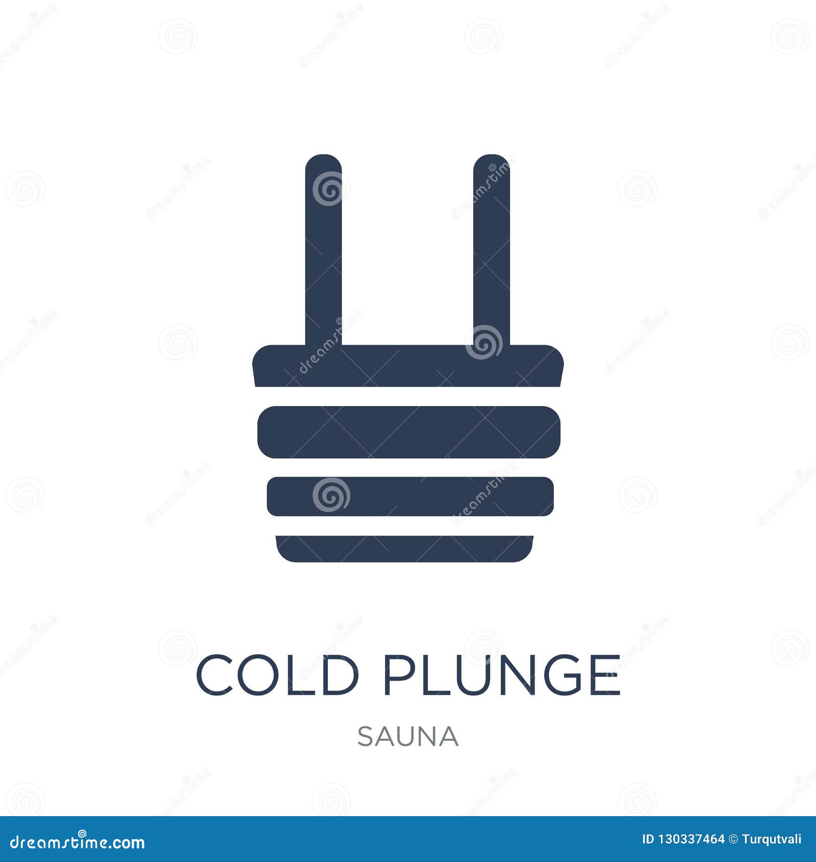 Cold Plunge Icon. Trendy Flat Vector Cold Plunge Icon on White B Stock ...
