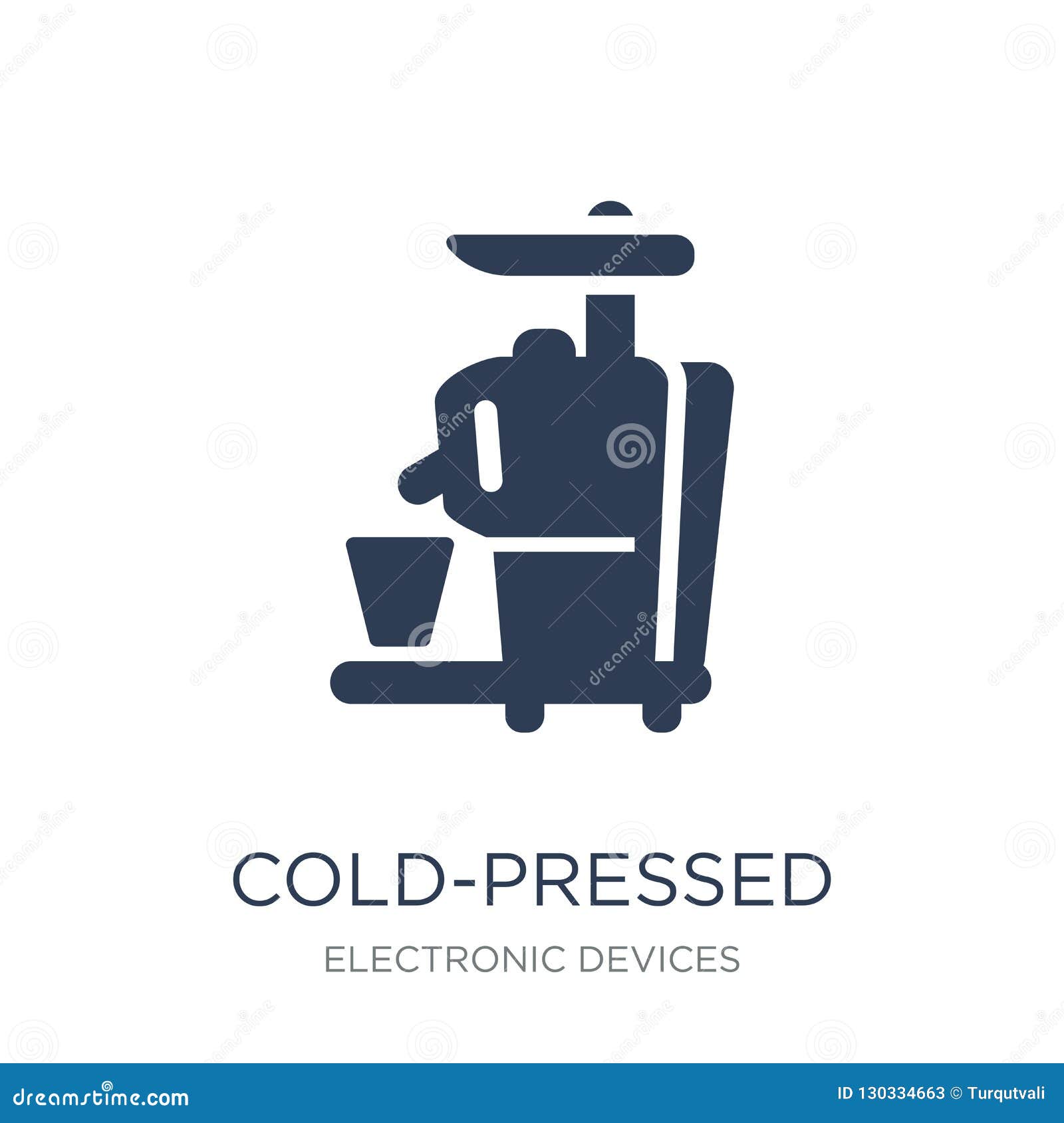 Cold-pressed Juicer Icon. Trendy Flat Vector Cold-pressed Juicer Stock ...