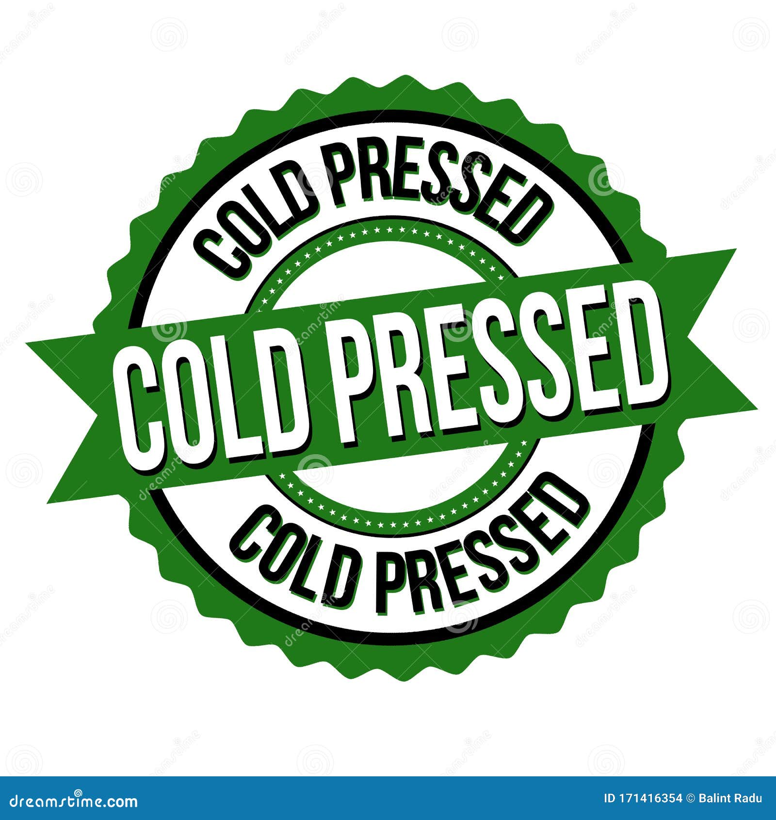 Cold Pressed Icon Design Illustration. Cold Pressed Label Badge Logo ...