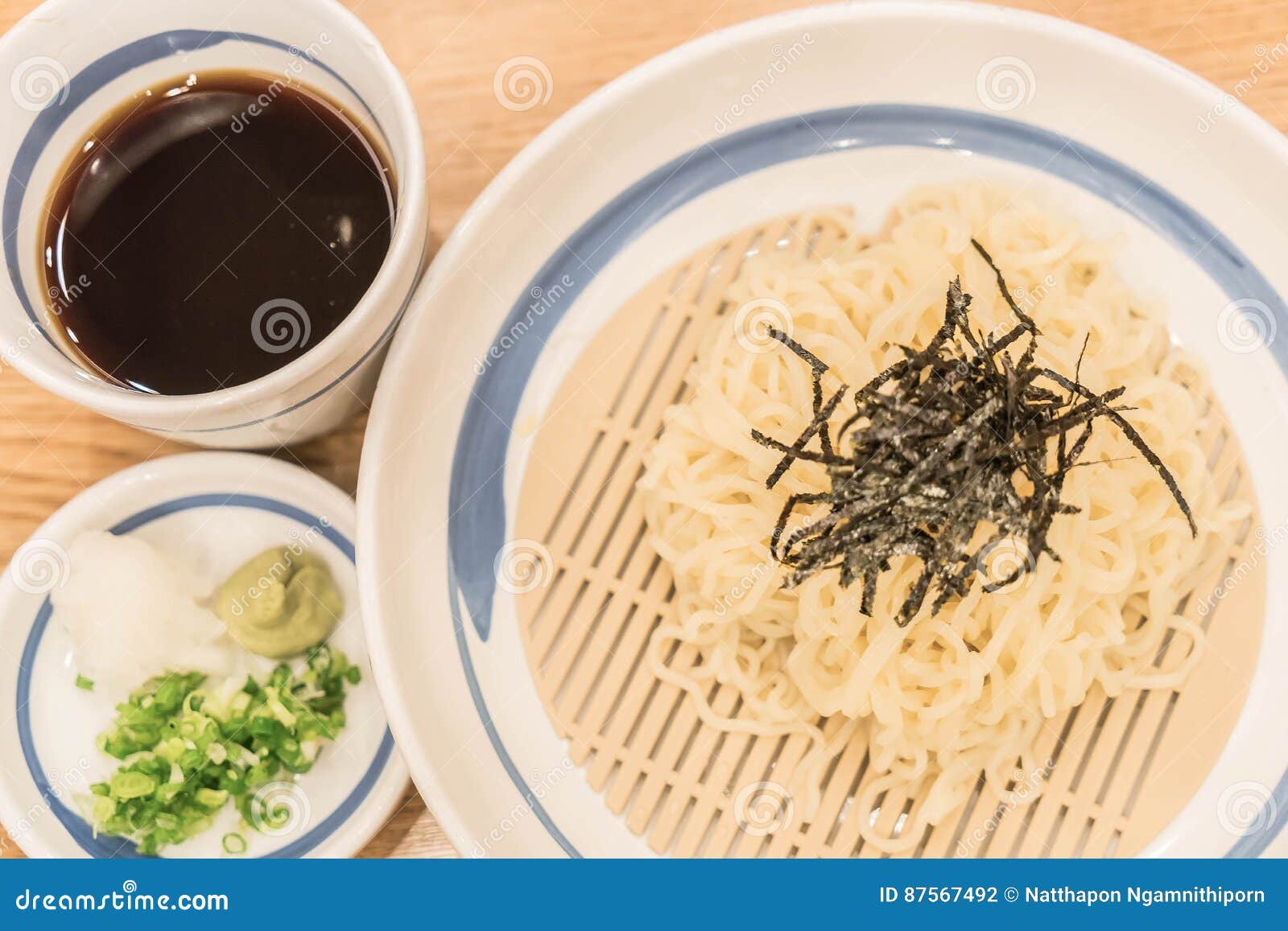 Cold ramen noodle stock photo. Image of pork, hiyashi - 87567492